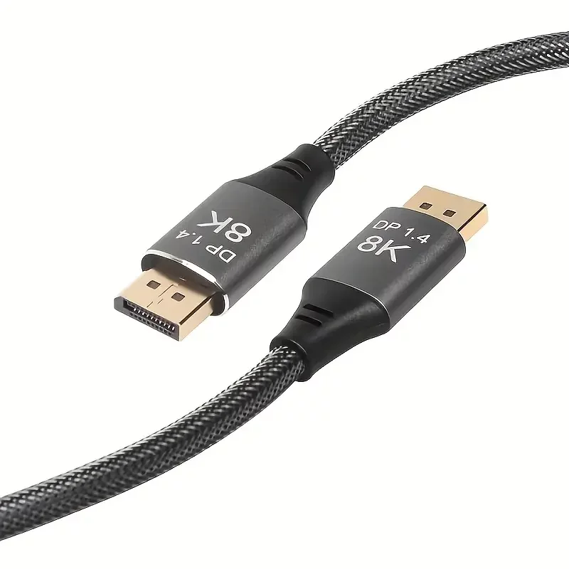 Custom Length 8K DisplayPort Cable Manufacturer